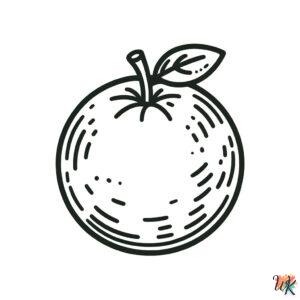 31 Disegni Di Arancia Da Colorare Per Bambini | Disegnidacolorarewk