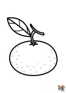 31 Disegni Di Arancia Da Colorare Per Bambini | Disegnidacolorarewk