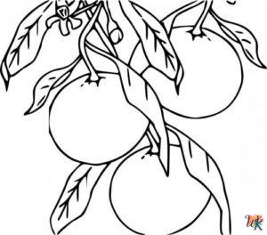 31 Disegni Di Arancia Da Colorare Per Bambini | Disegnidacolorarewk