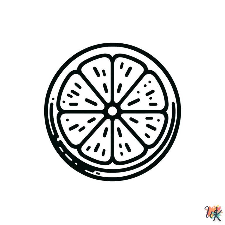 31 Disegni Di Arancia Da Colorare Per Bambini | Disegnidacolorarewk