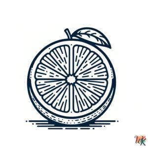 31 Disegni Di Arancia Da Colorare Per Bambini | Disegnidacolorarewk