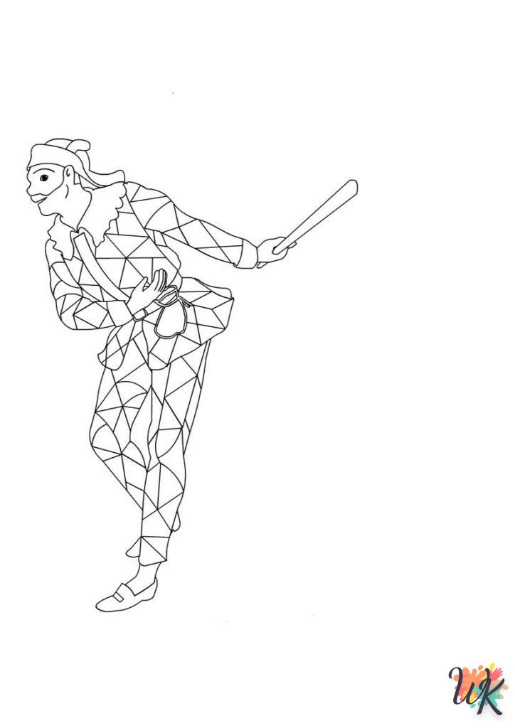 20 Disegni Di Arlecchino Da Colorare Affinché I Bambini Siano Creativi ...
