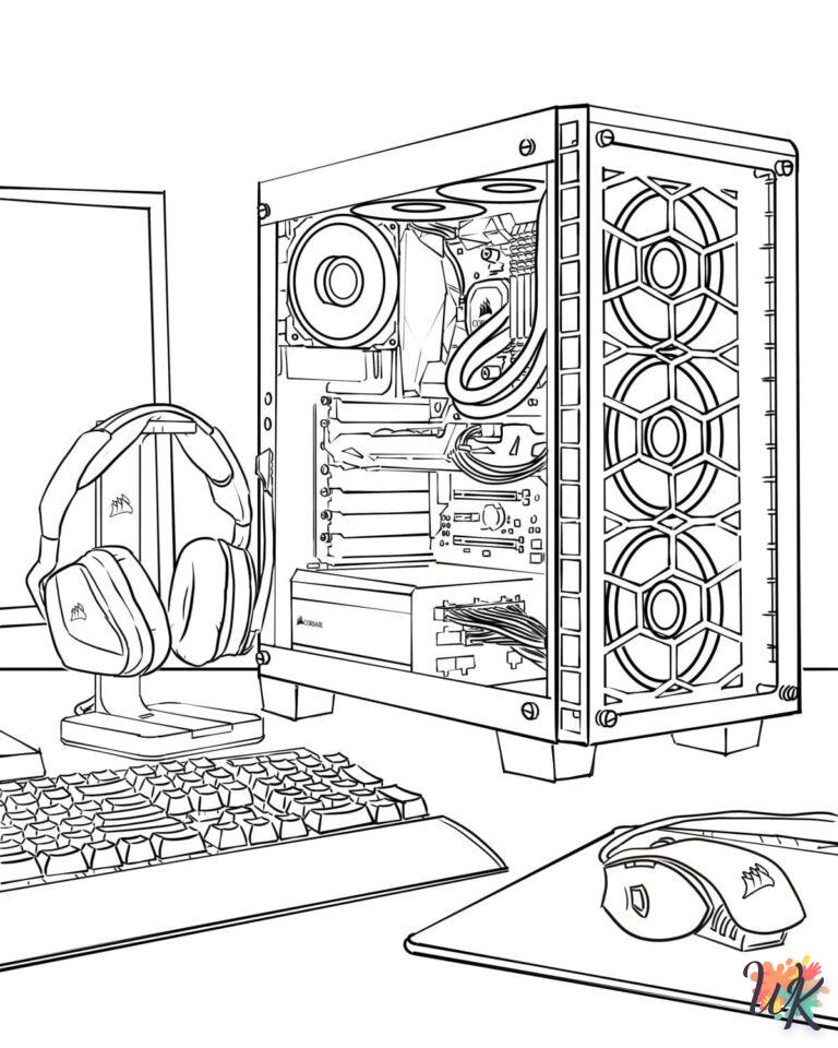 100 Disegni Di Computer Da Colorare Per Tutti | Disegnidacolorarewk