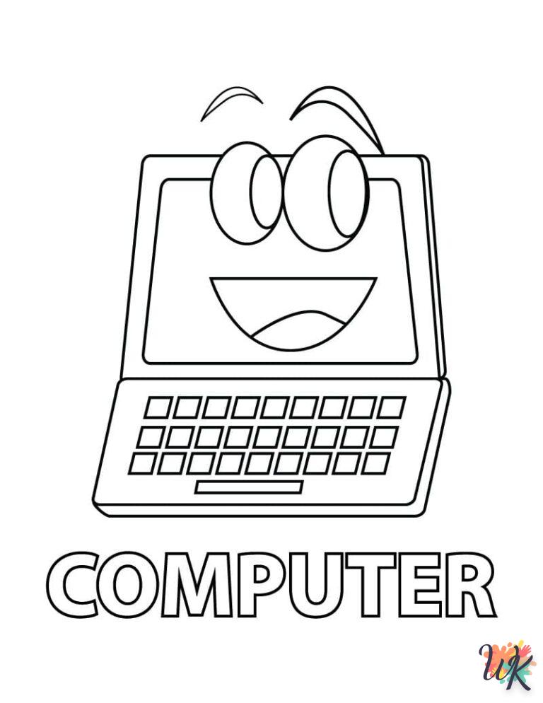 100 Disegni Di Computer Da Colorare Per Tutti | Disegnidacolorarewk