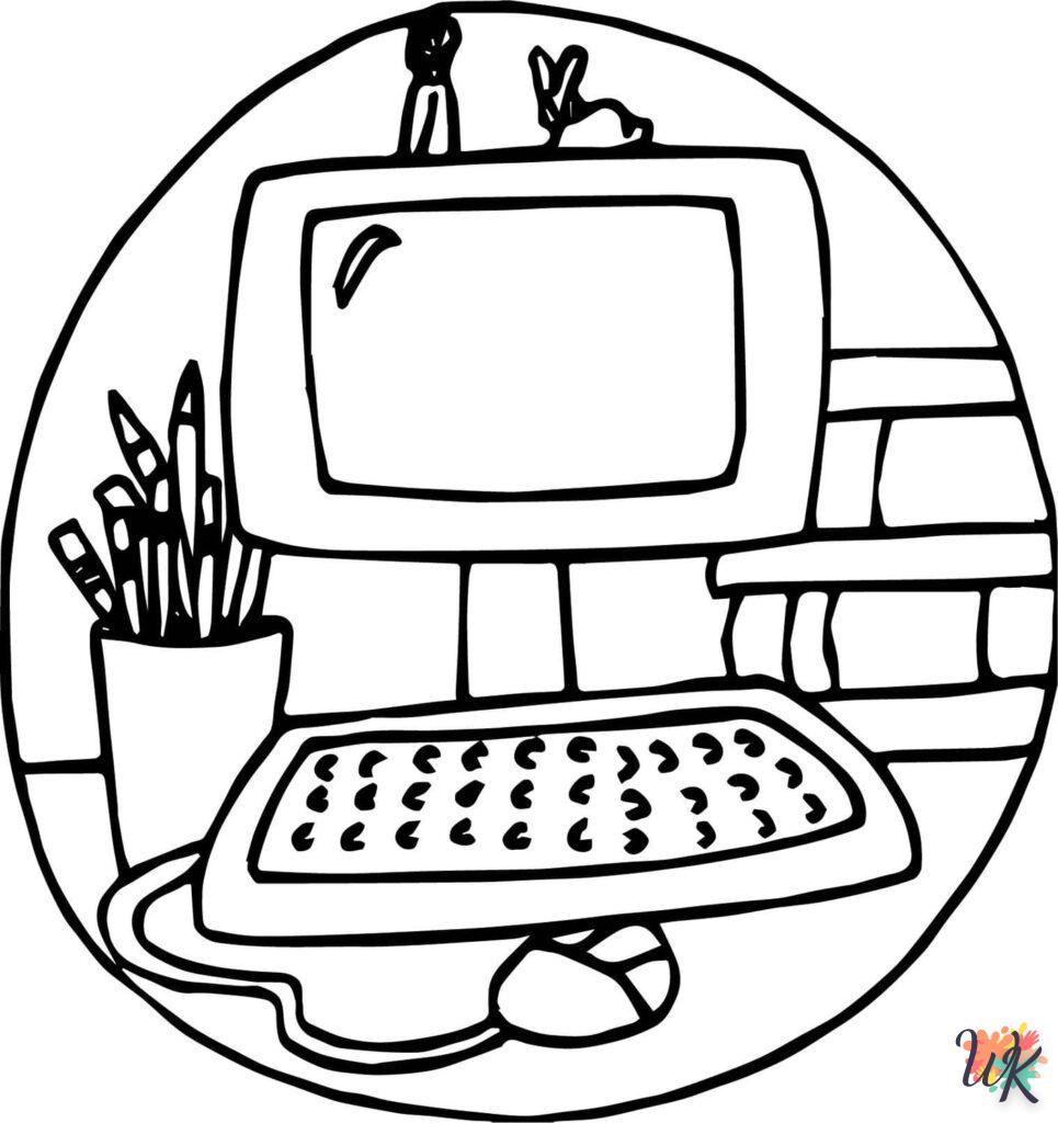 100 Disegni Di Computer Da Colorare Per Tutti | Disegnidacolorarewk