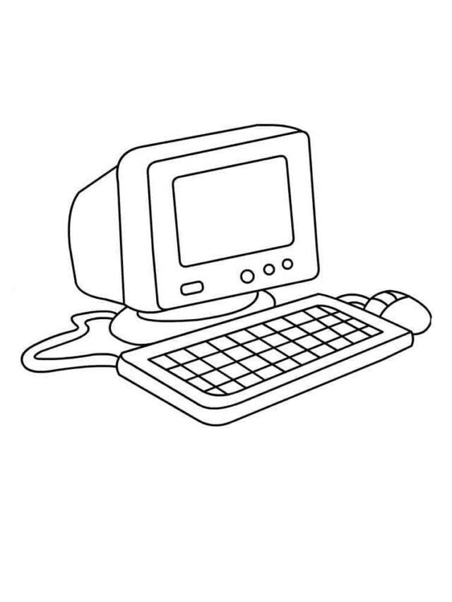 100 Disegni Di Computer Da Colorare Per Tutti | Disegnidacolorarewk