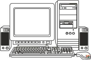 100 Disegni Di Computer Da Colorare Per Tutti | Disegnidacolorarewk