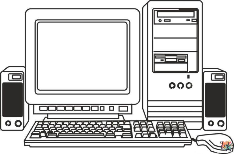 100 Disegni Di Computer Da Colorare Per Tutti | Disegnidacolorarewk