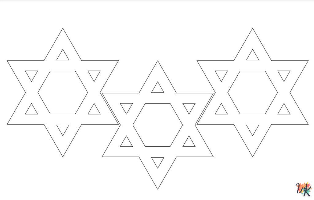 11 Disegni Di Stella Di David Da Colorare | Disegnidacolorarewk