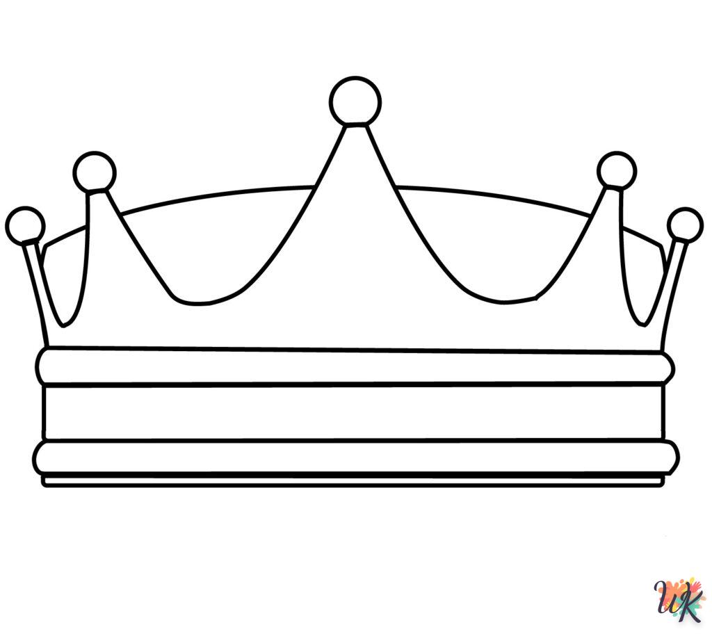 20 Disegni Di Corona Da Colorare Per Bambini | Disegnidacolorarewk