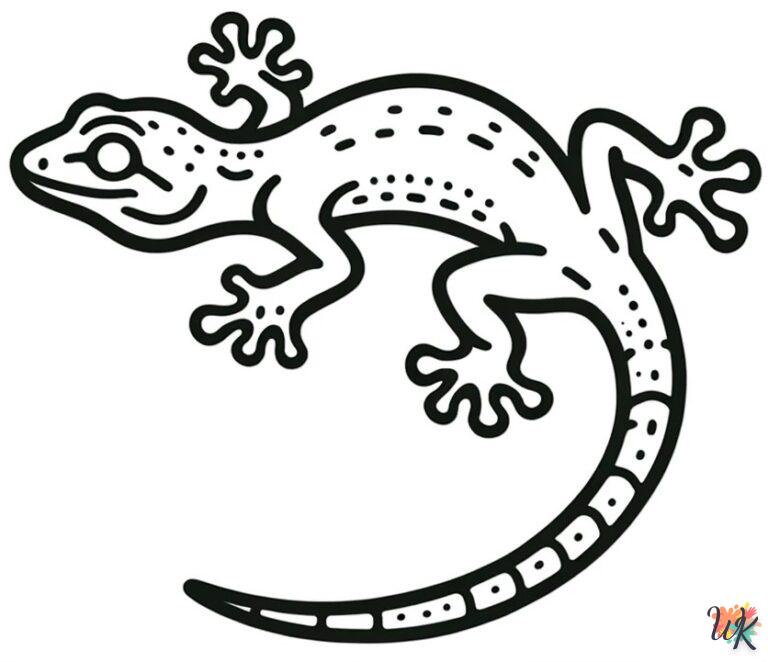 10 Disegni Di Geco Da Colorare Libera La Creatività Di Tuo Figlio ...