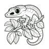 10 Disegni Di Geco Da Colorare Libera La Creatività Di Tuo Figlio ...