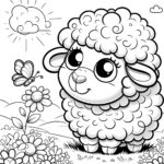20 Disegni Pecora Da Colorare Per Il Bambino | Disegnidacolorarewk