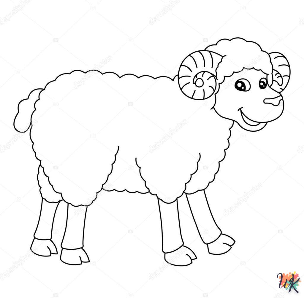 20 Disegni Pecora Da Colorare Per Il Bambino | Disegnidacolorarewk