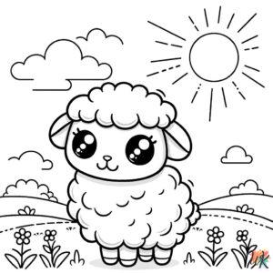 20 Disegni Pecora Da Colorare Per Il Bambino | Disegnidacolorarewk