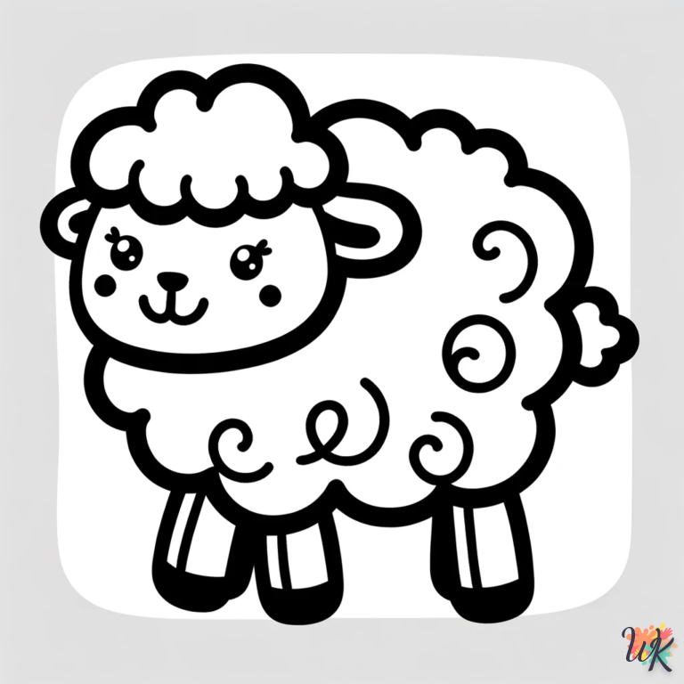 20 Disegni Pecora Da Colorare Per Il Bambino | Disegnidacolorarewk