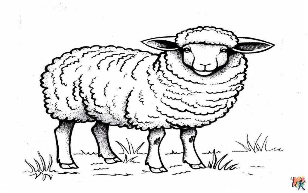 20 Disegni Pecora Da Colorare Per Il Bambino | Disegnidacolorarewk